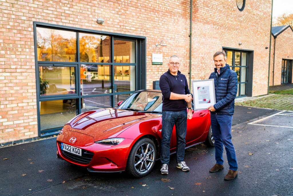 Mazda completes 1000-mile UK drive and race circuit laps in each home ...