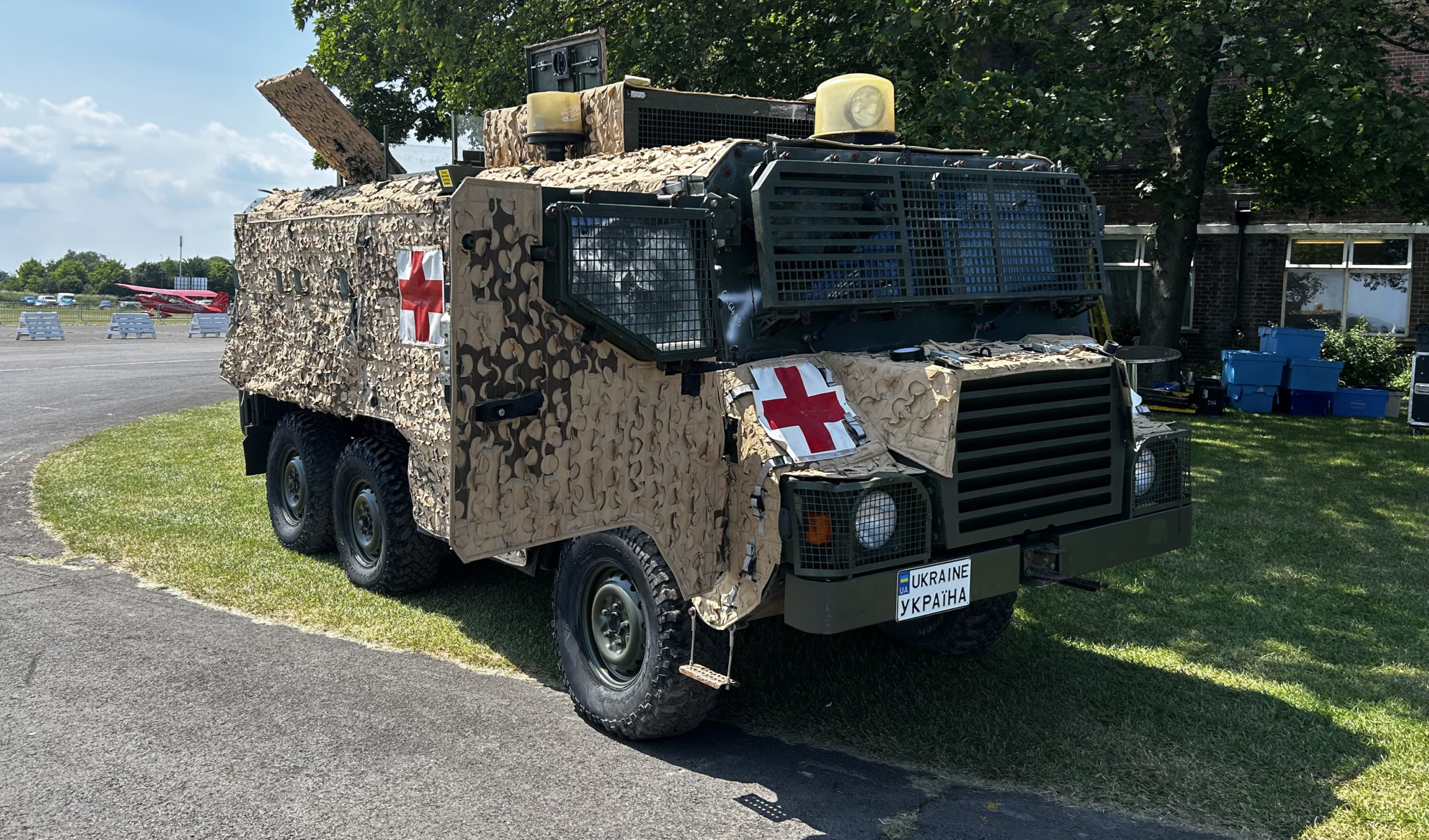 Ambulance for Ukraine to be displayed at Flywheel - Motorsport UK