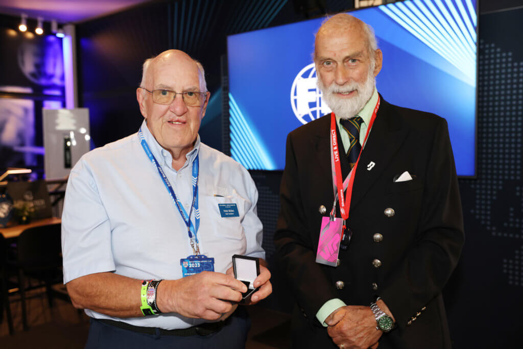Peter Riches awarded HRH Prince Michael Award of Merit - Motorsport UK